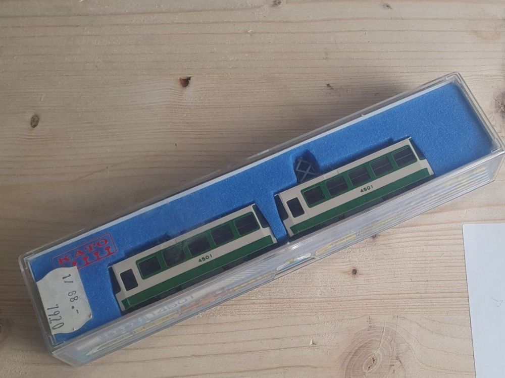 Kato N E-Triebwagen mit Beiwagen BR 4501 Strassenbahn Tram | Kaufen auf ...