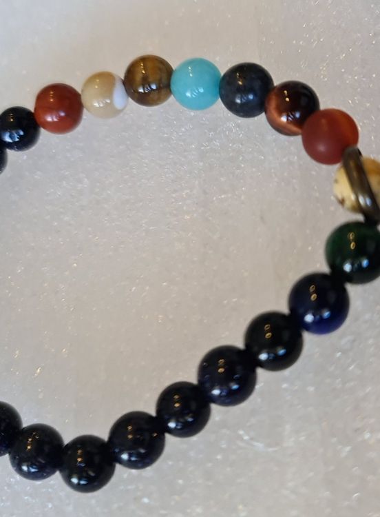 Solar System Planeten Armband aus Stein (Neu und originalverpackt) in ...