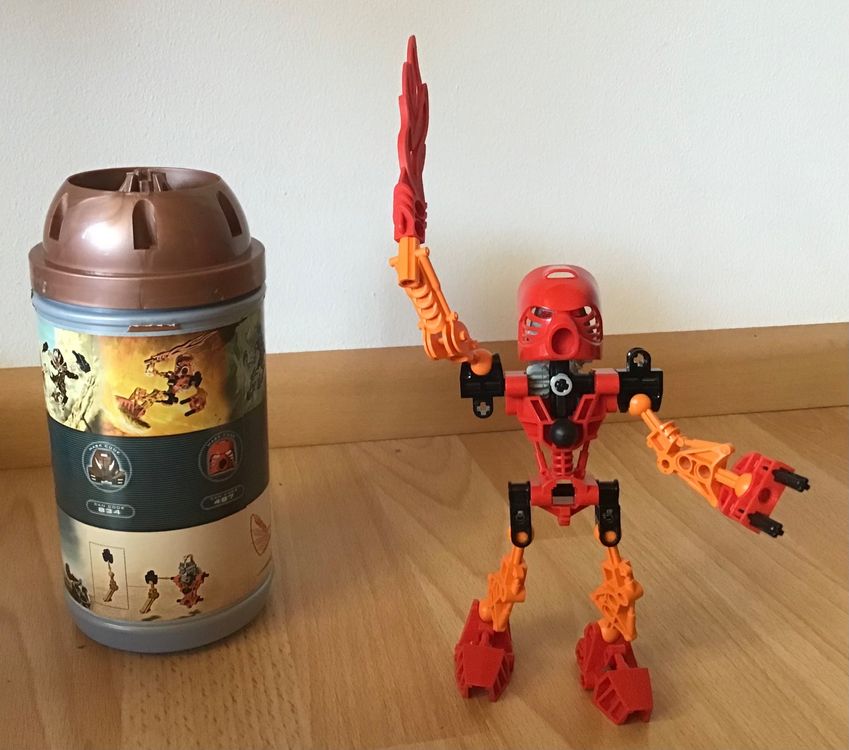 LEGO Technic Bionicle Tahu 8534 mit Dose & Anleitung (Gebraucht) in ...