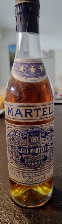 J&F Martell Cognac Very Old Pale, Rarität, ungeöffnet! (Neu und ...