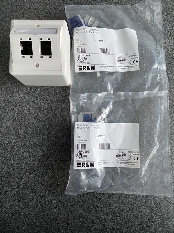 Set RJ45 Steckdose (Neu und originalverpackt) in Pfäffikon ZH für CHF ...