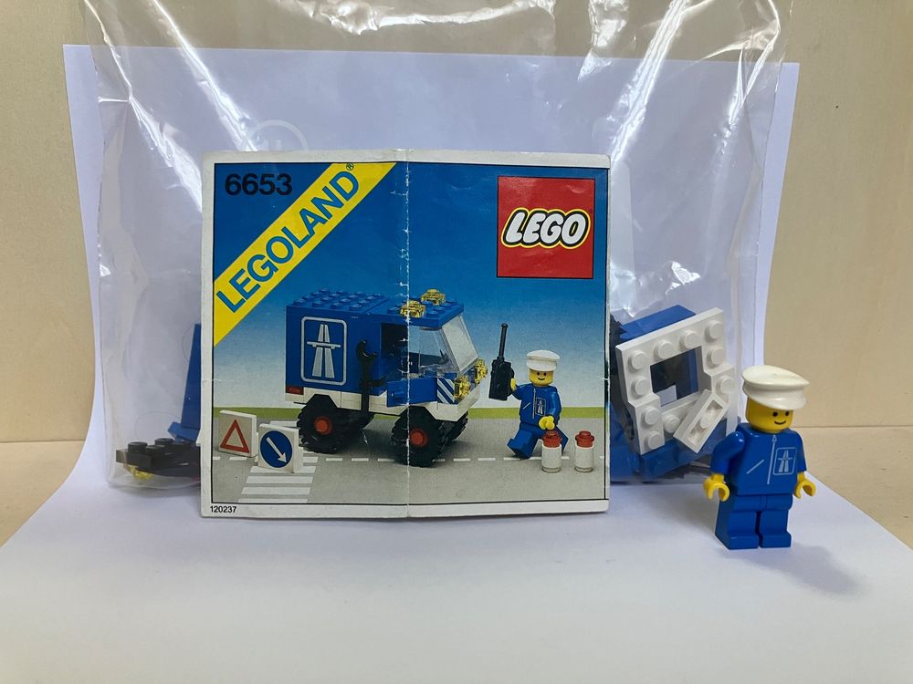 LEGO 6653 Strassenmeister mit Anleitung, Vintage Set! (Neu (gemäss ...