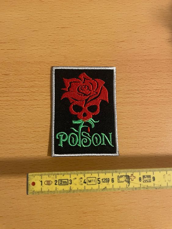 Poison Patch Aufnāher Punk Metal Rock Band 2 (Neu (gemäss Beschreibung ...