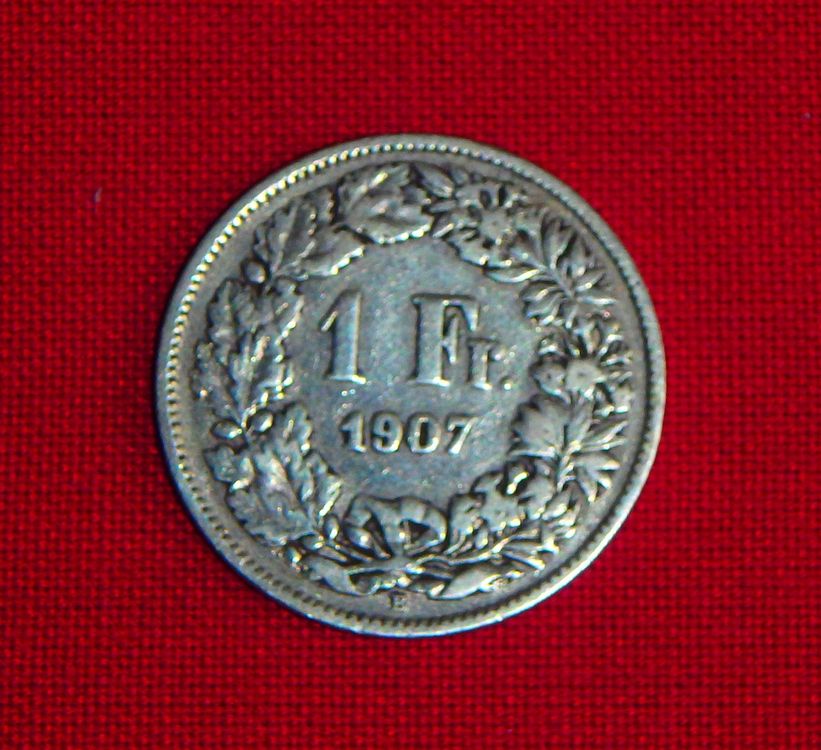1 Franken 1907 (Gebraucht) in Schänis für CHF 17 – mit Lieferung auf Ricardo kaufen