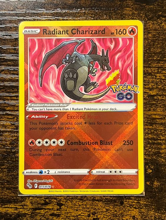 Radiant Charizard 11/78 Boosterfrisch | Kaufen auf Ricardo