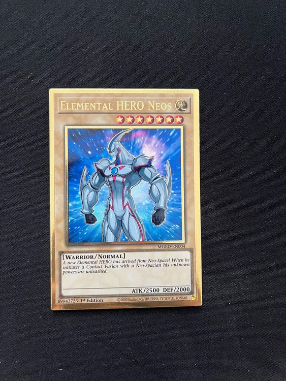 Elemental HERO Neos (MGED-EN004), Premium Gold Rare | Kaufen auf Ricardo