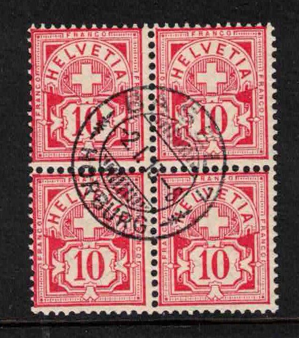 1882 Ziffermuster Nr.61A im 4er-Block ʘ (Neu (gemäss Beschreibung)) in Nuglar für CHF 15 – mit ...
