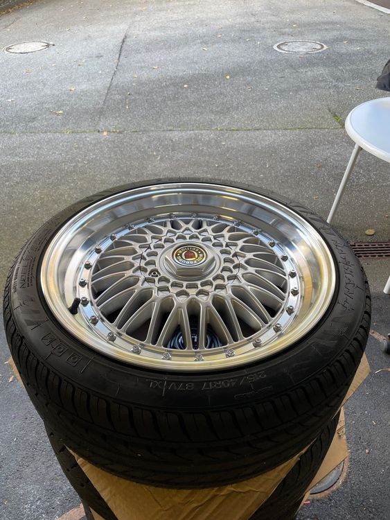 Japan Racing JR9 Felgen 7,5x17 ET35 mit Pneu | Kaufen auf Ricardo