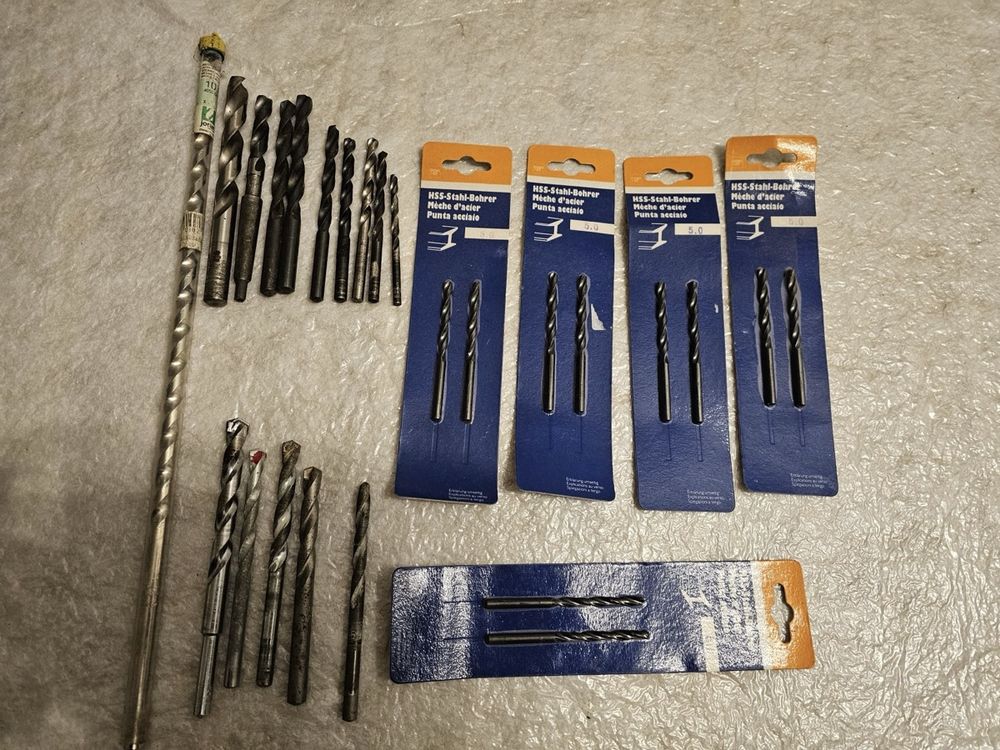 Bohrer Set, verschiedene Grössen, ideal für Werkstatt! (Neu (gemäss ...