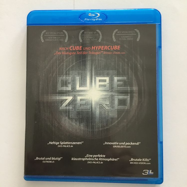 Cube Zero Blu Ray (Neu (gemäss Beschreibung)) in Blauen für CHF 9.9 – mit Lieferung auf Ricardo ...