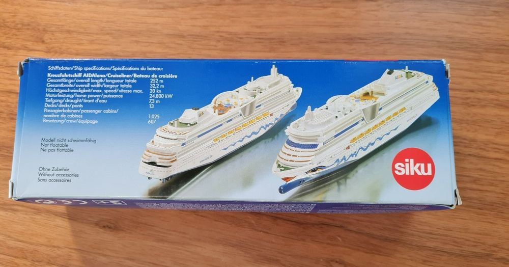 Kreuzfahrtschiff AIDA Siku, Spielzeug, Modellschiff | Kaufen auf Ricardo
