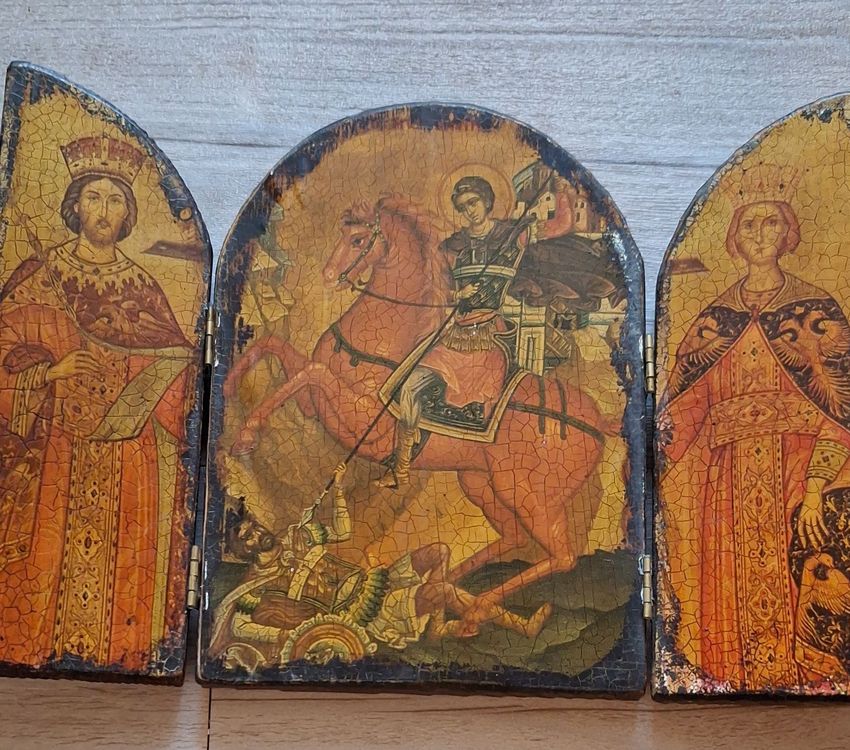 Antike russische Ikone Triptychon (Gebraucht) in Rüfenach AG für CHF 90 – mit Lieferung auf ...