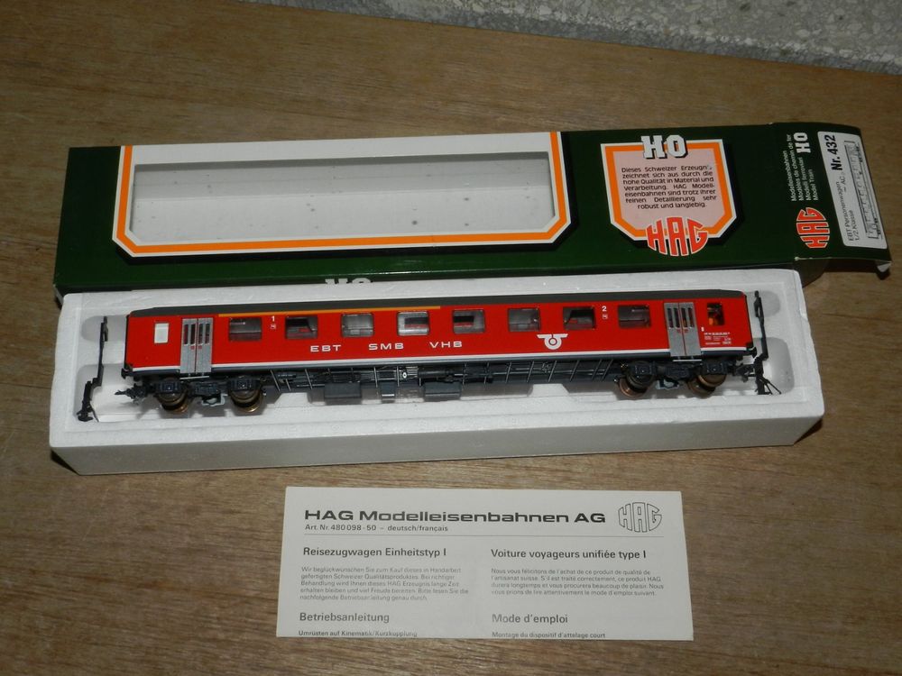 Hag H0 WS Personenwagen der EBT | Acheter sur Ricardo