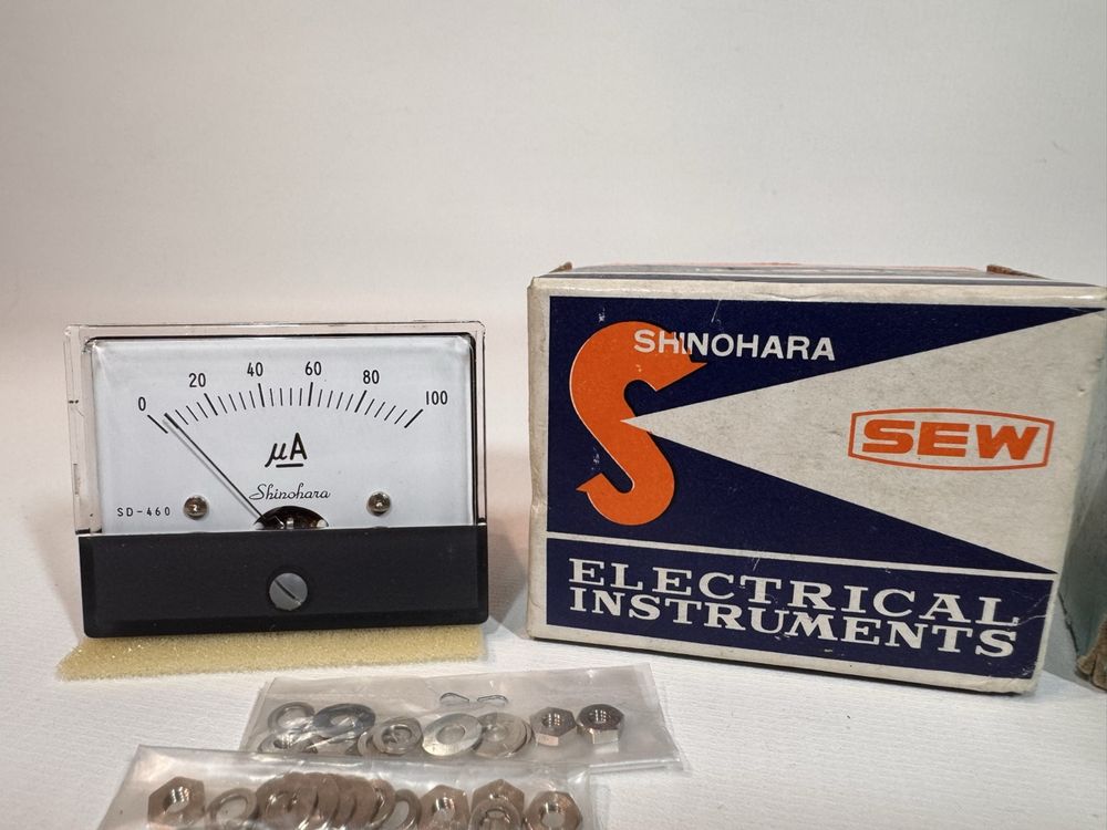 2x Panel Meter neu: 100µA Shinohara SD-460 + 0–30V (Gebraucht) in ...