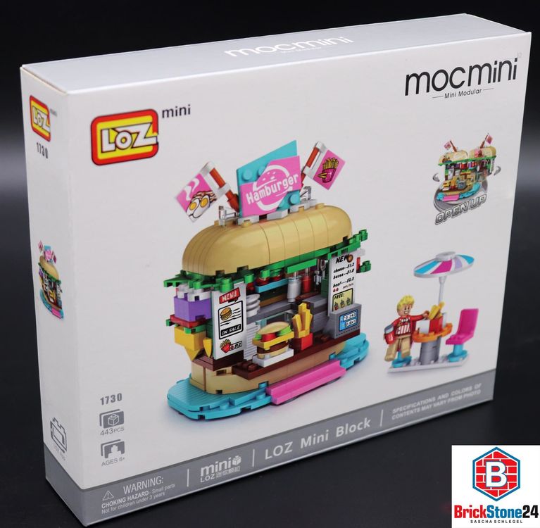 LOZ 1730 Burger-Laden MINI Blocks | Kaufen auf Ricardo