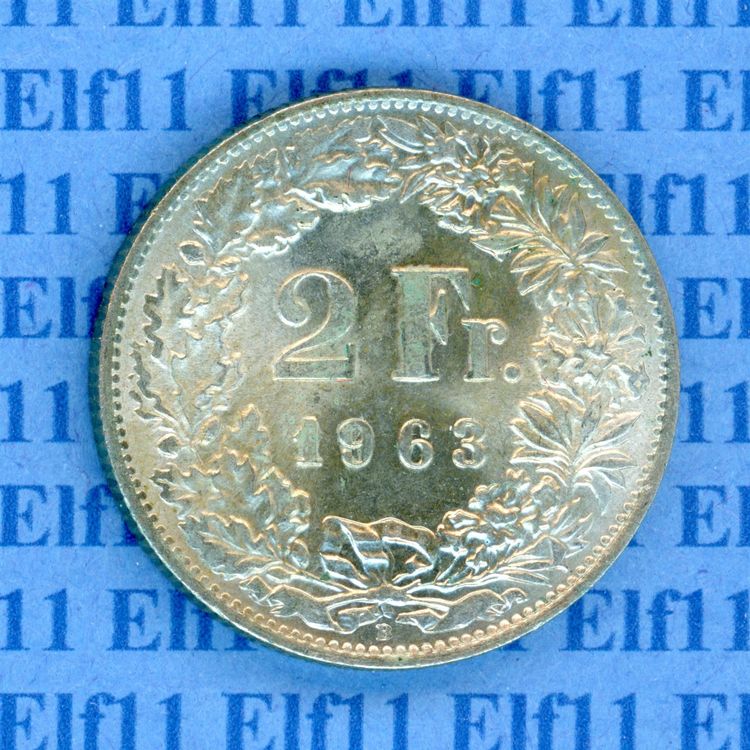 CHF___2.00 1963 vz 2 Franken | Kaufen auf Ricardo