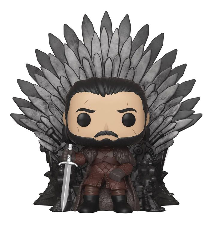 Funko Pop! Deluxe – Jon Snow sur le Trône de Fer 🐺👑 (Neu und ...