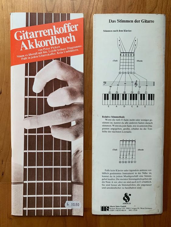 Gitarre Grifftabellen Lehrbuch (Neu (gemäss Beschreibung)) in Grabs für CHF 10 – mit Lieferung ...