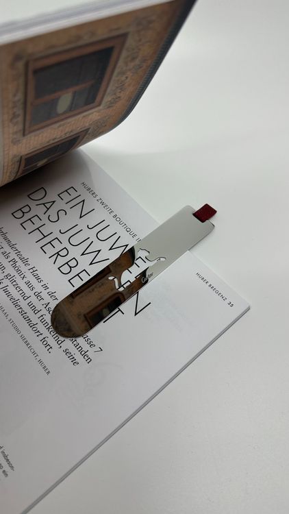 🔥 Cartier Stahl Bookmark Rare / Lesezeichen (Neu (gemäss Beschreibung ...