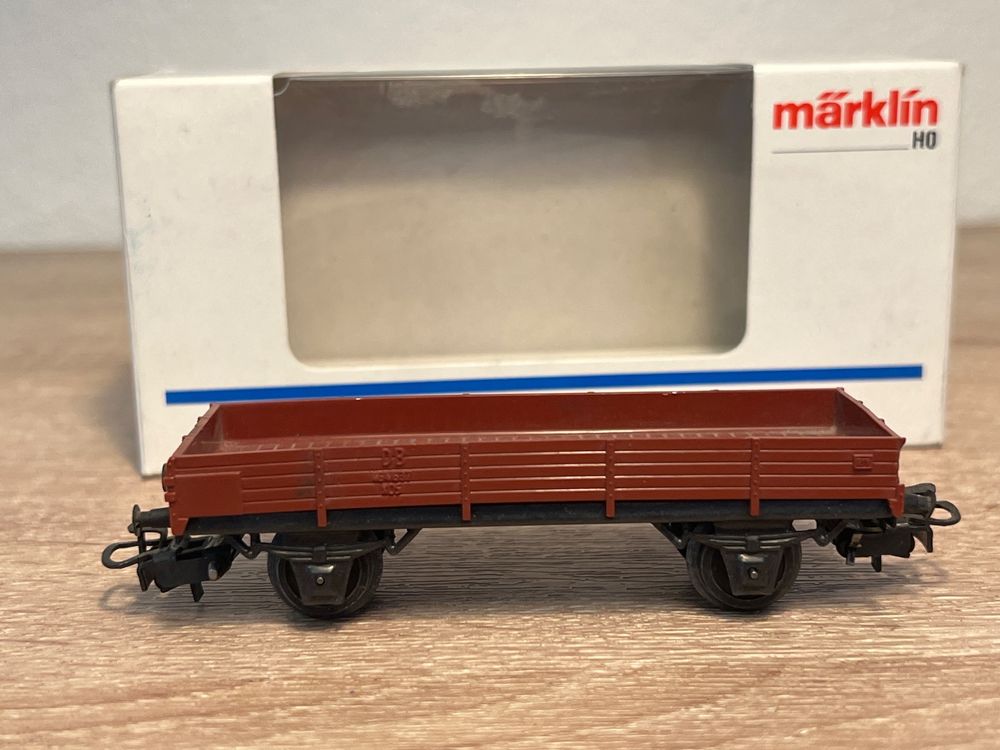 Märklin 4423 Niederbordwagen DB H0 OVP (1) (D'occasion) à St-Aubin ...