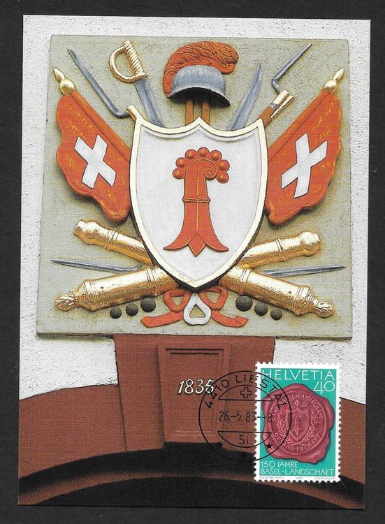 Maximumkarte Nr. 700 150 Jahre BL ET Liestal 26.5.1983 | Kaufen auf Ricardo