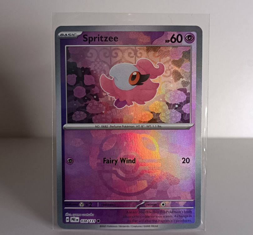 Spritzee 038/131 Masterball Pokemon Prismatic Evolutions | Kaufen auf ...