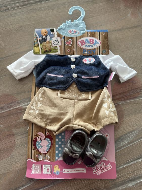 Baby Born Boy Trachten Outfit, neu! Gr. 43cm (Neu und originalverpackt) in Safenwil für CHF 12 ...