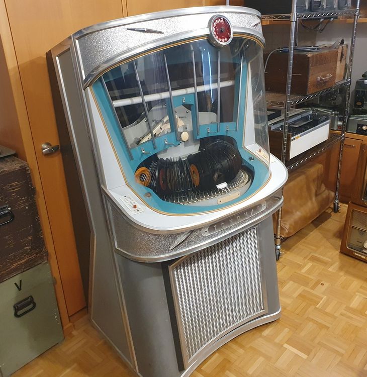 Tonomat Automaten Jukebox Musikbox Teleramic 200 - 50er Jahr (Defekt ...