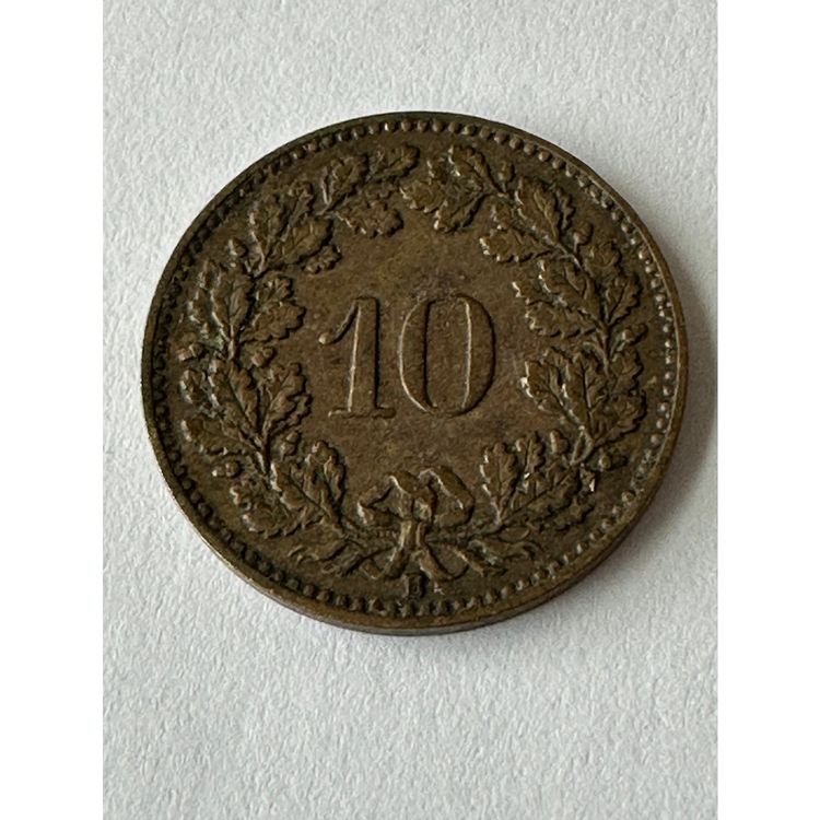 10 Rappen Münze Schweiz 1918 (Gebraucht) in Adligenswil für CHF 18 – mit Lieferung auf Ricardo ...