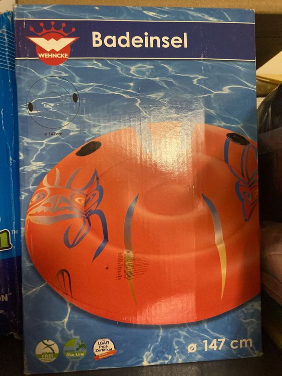 Aufblasbare Wehncke/ Badeinsel aus PVC (Neu und originalverpackt) in ...