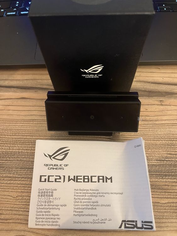 Webcam ASUS ROG GC21 – Full HD 1080p / 60 fps (Neu (gemäss Beschreibung ...