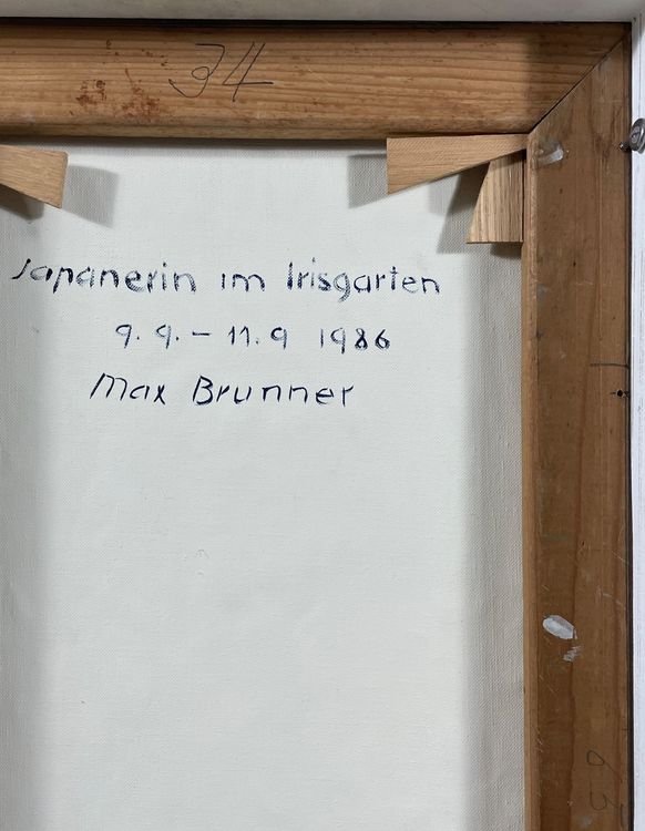 Max Brunner (1910-x) grosses Gemälde | Kaufen auf Ricardo