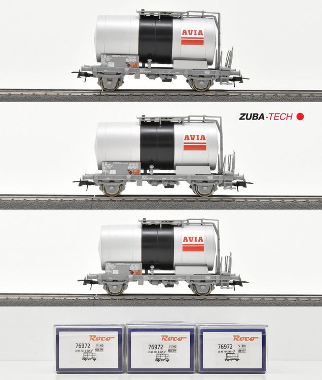 Roco 3x Avia Kesselwagen der SBB H0 GS mit OVP | Kaufen auf Ricardo
