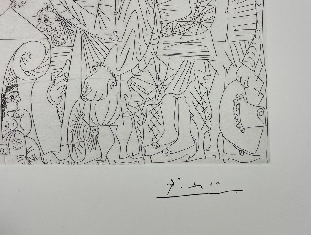 Pablo Picasso (1881-1973) Radierung Handsigniert | Kaufen auf Ricardo