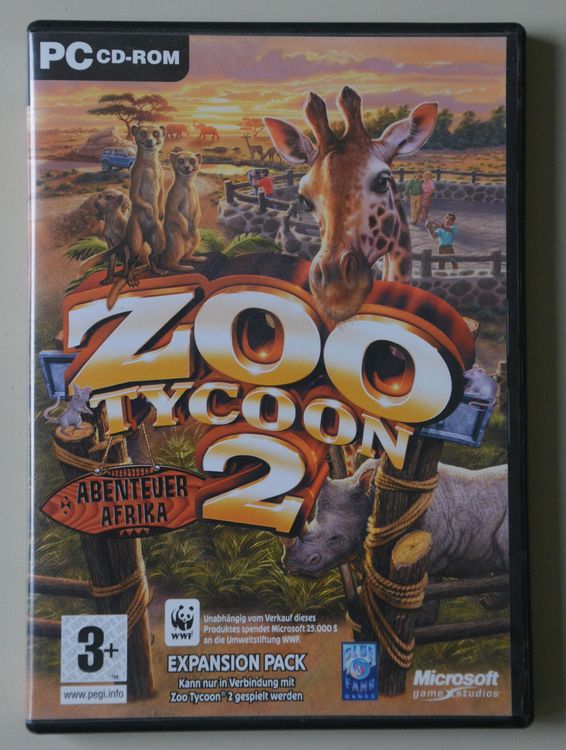PC game: Zoo Tycoon 2 - Abenteuer Afrika (expansion pack) (Gebraucht ...