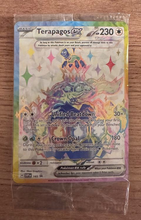 Terapagos ex Pokemon Promo SVP 165 Sealed (Neu und originalverpackt) in Andelfingen für CHF 9 ...