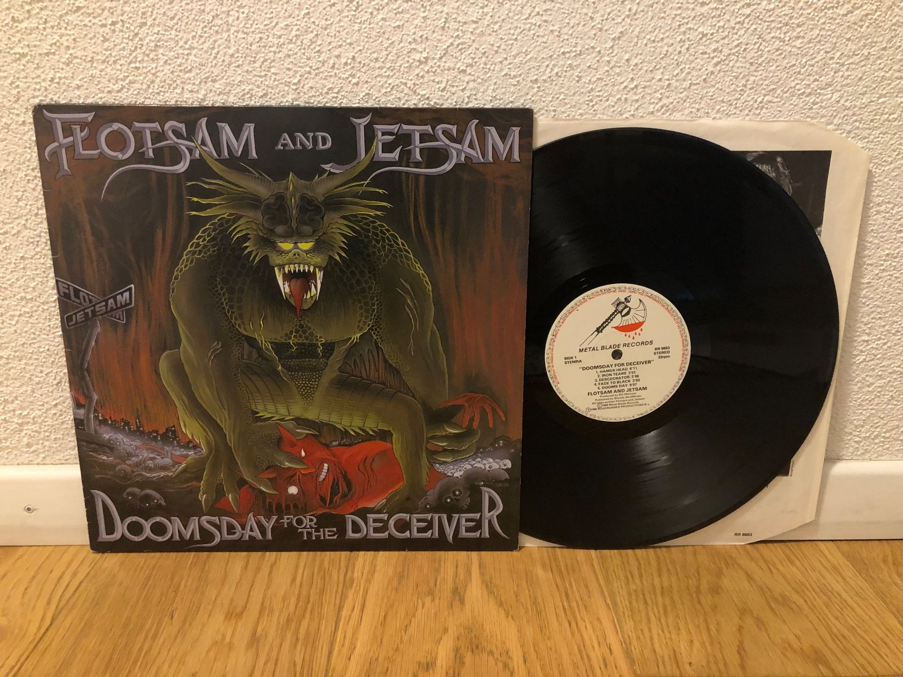 FLOTSAM AND JETSAM - DOOMSDAY... LP ORIG EU 1986 METAL BLADE (Gebraucht ...