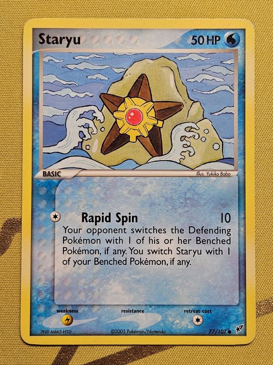Ex Deoxys - Staryu 77/107 EN | Kaufen auf Ricardo