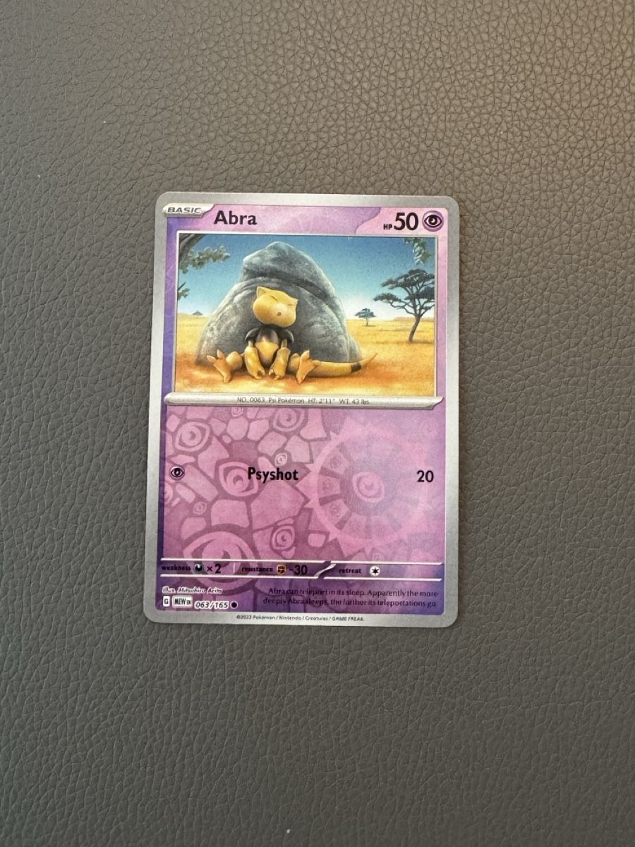 Pokemon MEW 151 EN Abra 061/165 Reverse Holo (Neu (gemäss Beschreibung ...