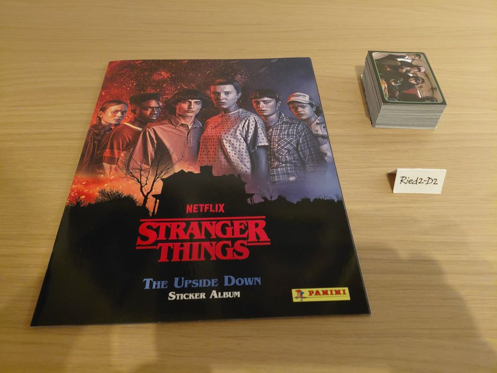 Album Panini Stranger Things English + Stickers + 7 Pack NEW (Neu ...