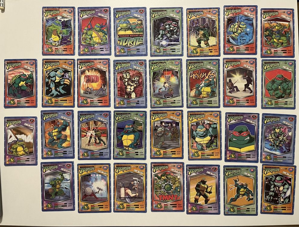 30 Carte / Cards Teenage Mutant Ninja Turtles! (Gebraucht) in Lugano ...