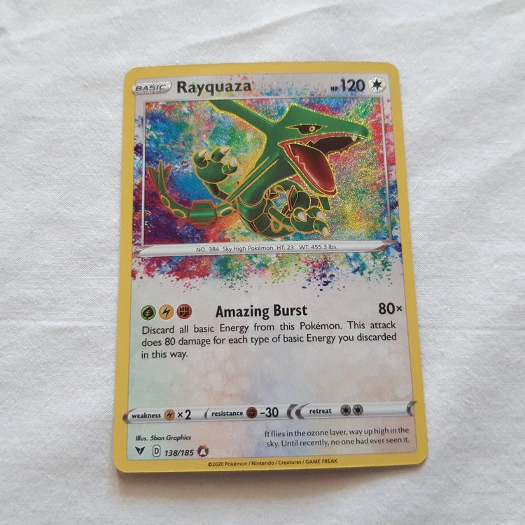 Pokemonkarte Rayquaza Amazing Rare (D'occasion) à Spreitenbach pour CHF ...