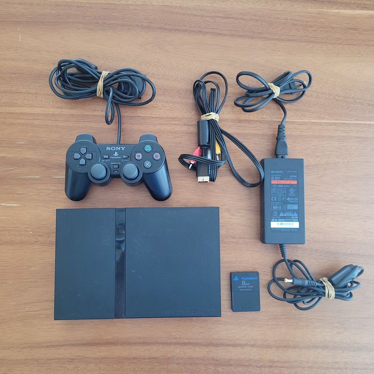 Console PlayStation 2 Slim SCPH-75004 (PAL) + Manette (D'occasion) à ...