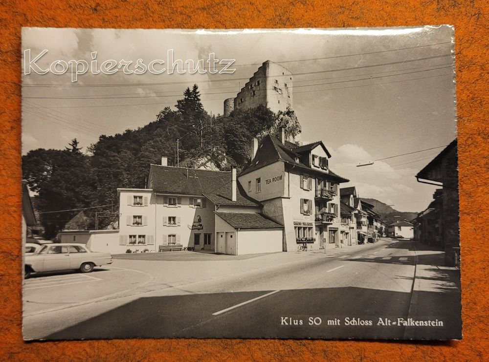 Alte Ansichtskarte Klus SO mit Schloss Alt-Falkenstein | Kaufen auf Ricardo