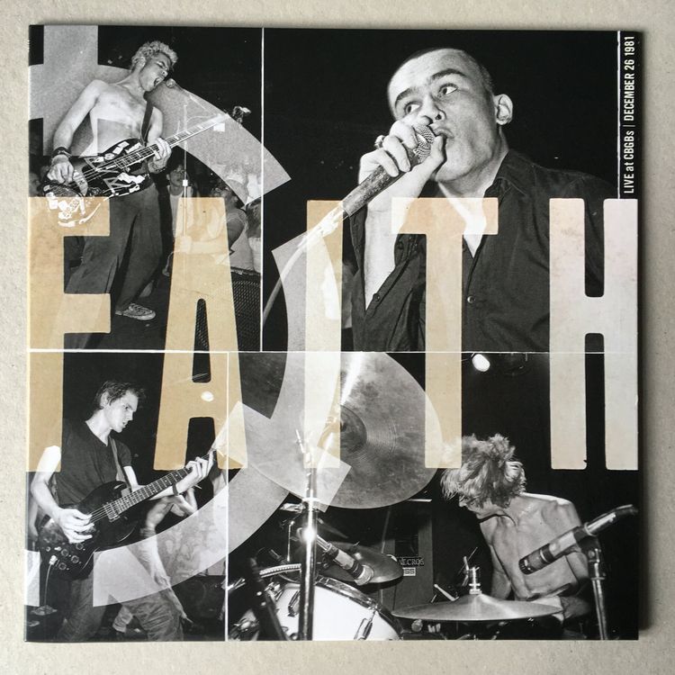 Faith – Live At CBGB's LP clear DC Hardcore Punk faith/void (Gebraucht ...