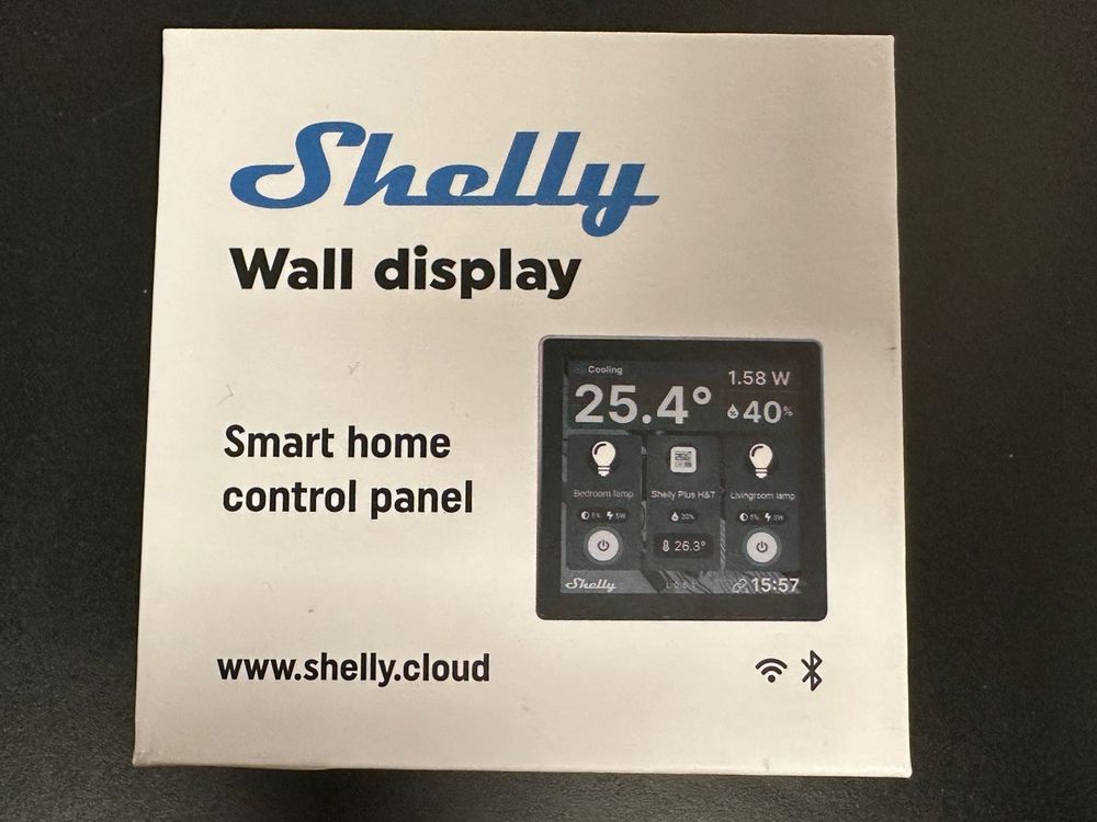 Shelly Wall Display Touchpanel Android Schwarz (Gebraucht) in Ried-Brig ...