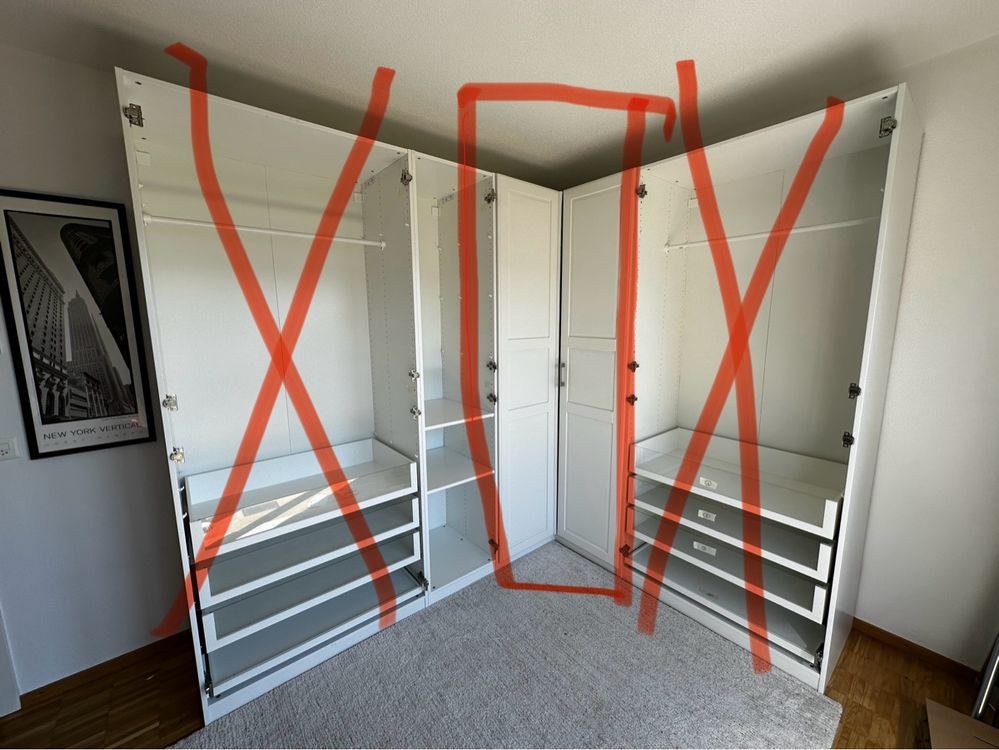 Ikea Pax Eckelement F 252 R Schrank Korpus Acheter Sur Ricardo