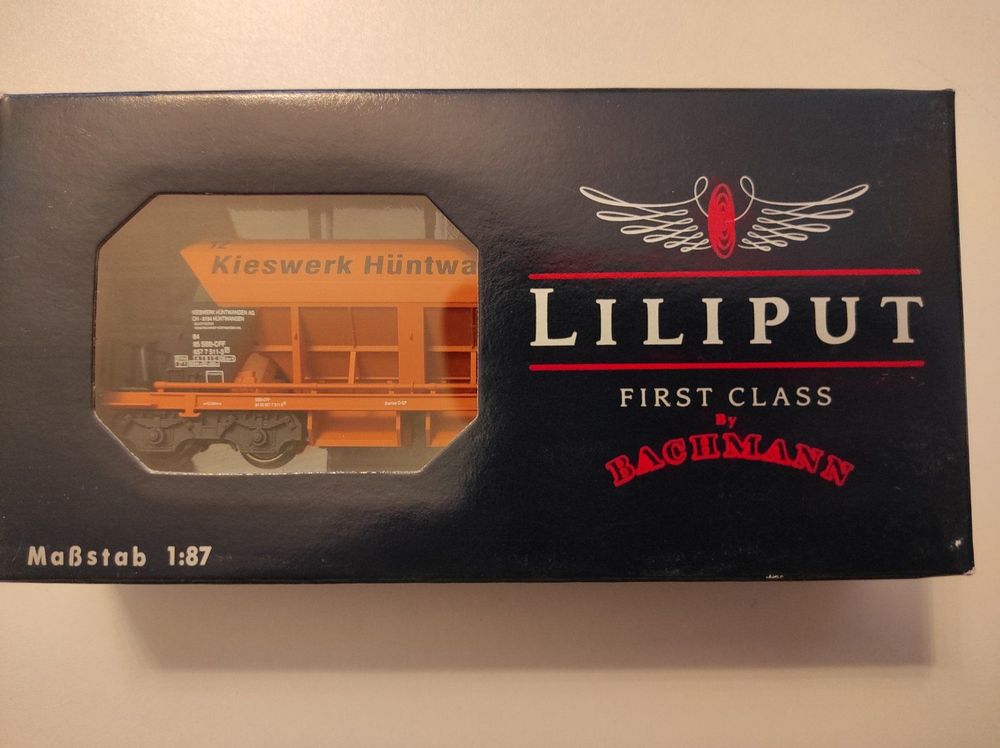 Kieswagen Hüntwangen SBB, orange, Ep. IV, H0, GS, Liliput | Kaufen auf ...