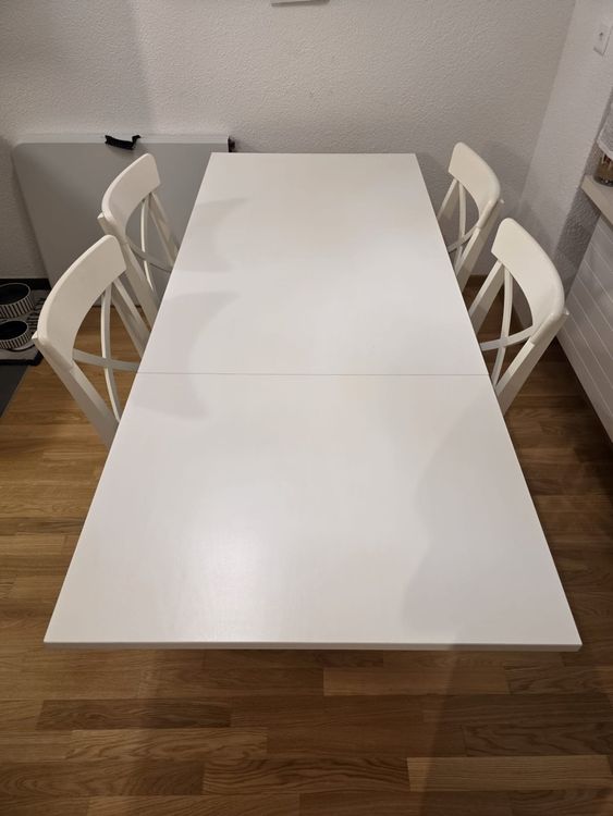 Ikea Esstisch Ausziehbar Mit Stuhlen