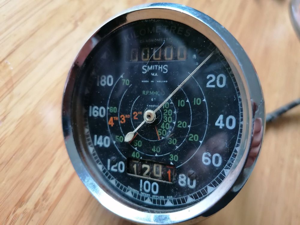 tacho compteur Smiths 190 KM/H auto moto oldtimer antik rare (Gebraucht) in lausanne für CHF 170 ...